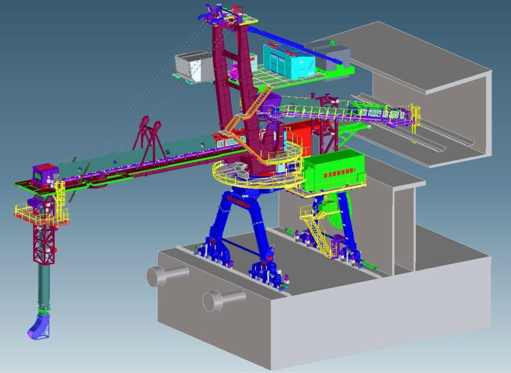 New shiploader for Fertil Ruwais Terminal - African Cargo and Bulk Handling
